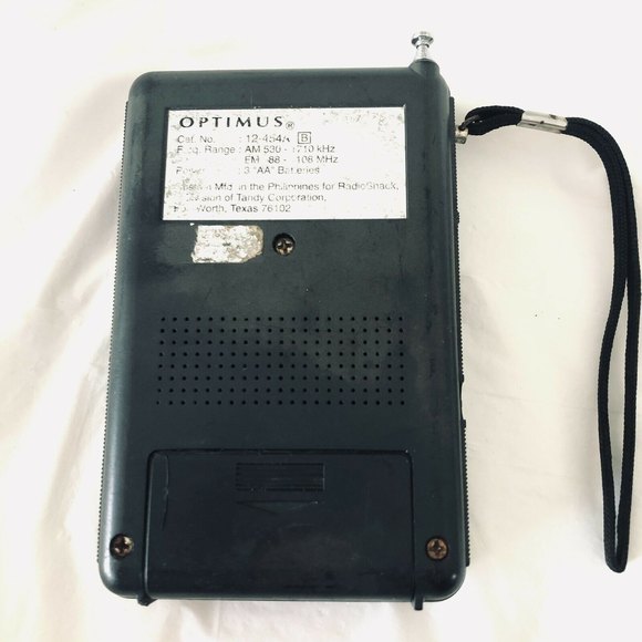 Portable Audio & Video | Vintage 199s Radio Shack Amfm Optimus ...